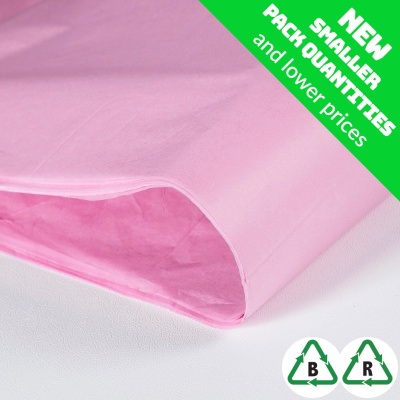 Pastel Pink Tissue Paper 500 x 750mm - Qty 240 sheets